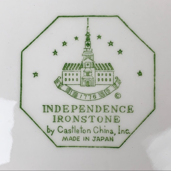 Independence Ironstone | Dining | Vtg Independence Ironstone Octagon ...
